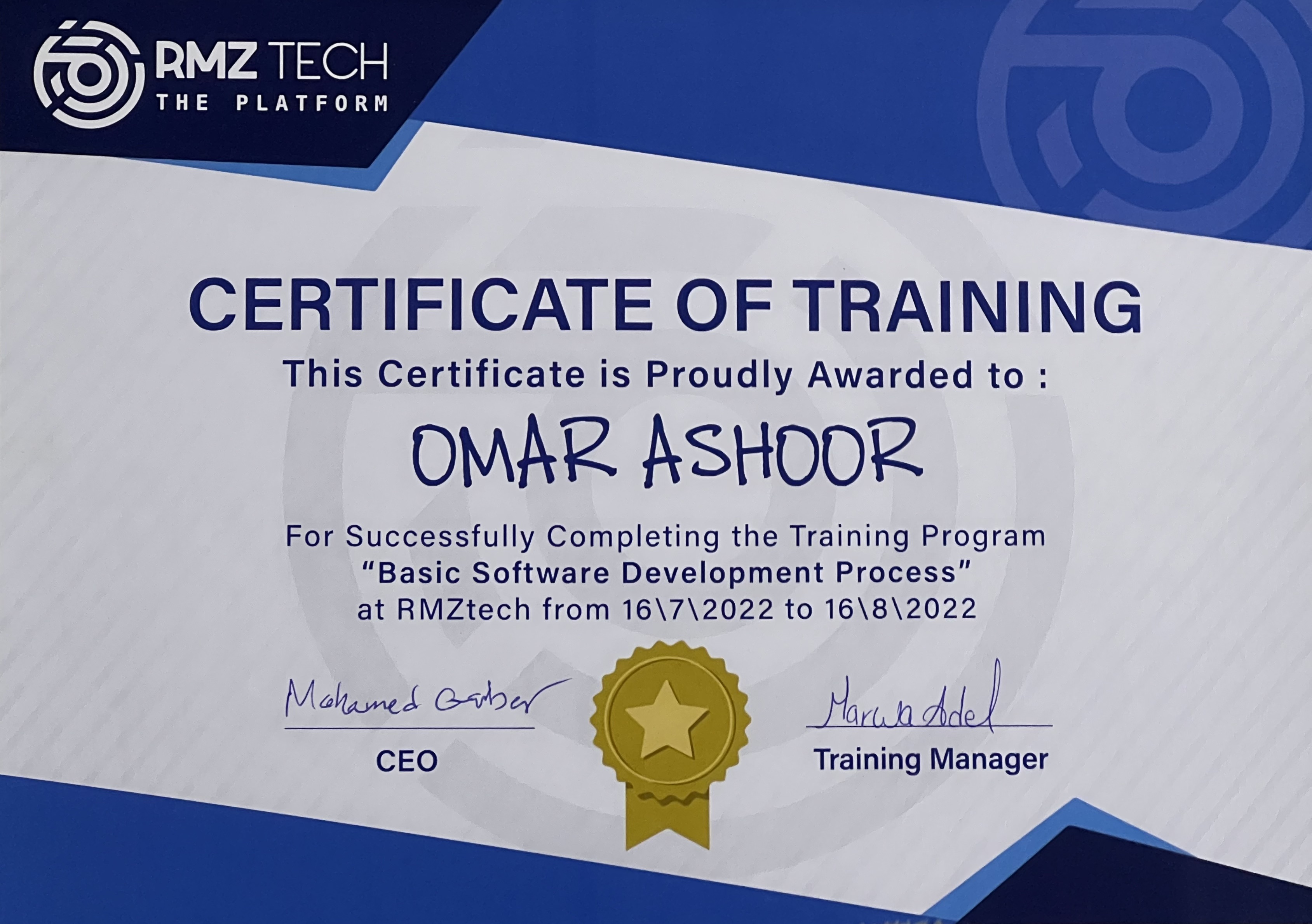 Omar Ashoor Portofolio